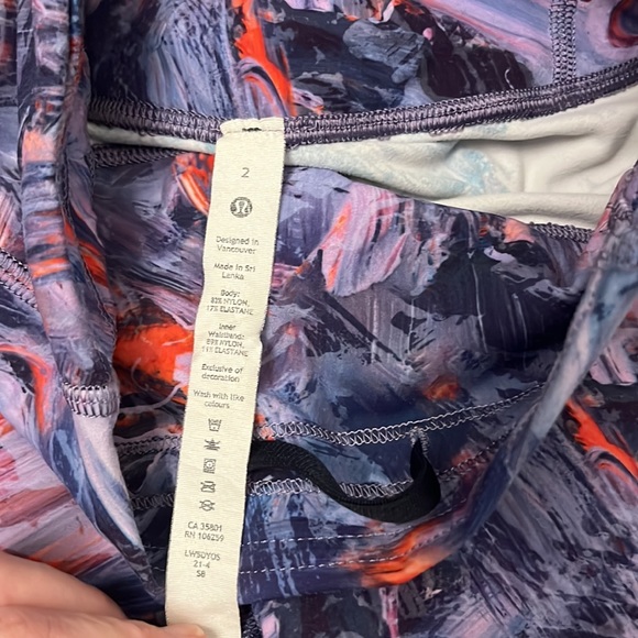 lululemon athletica | Pants & Jumpsuits | Authentic Lululemon Print ...